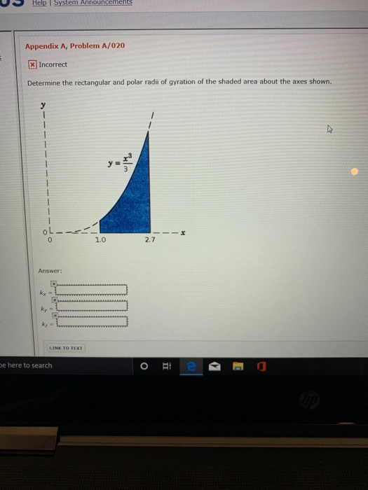 Solved Help System Announcements Appendix A, Problem A/020 X | Chegg.com