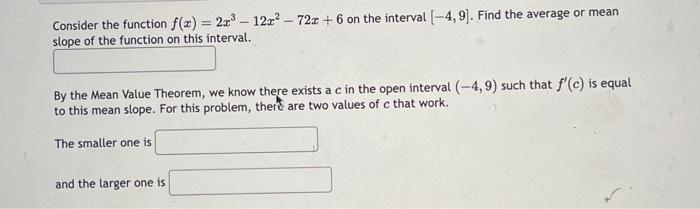 Solved Consider the function f(x)=4x3−3x on the interval | Chegg.com