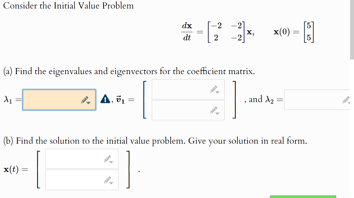 Solved Consider the Initial Value | Chegg.com