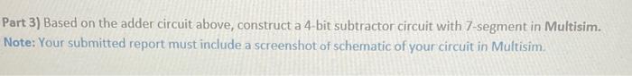 Solved USE MULTISM to create the first circuit and then | Chegg.com