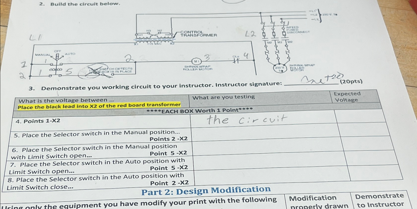 Build the circuit below.Demonstrate you working | Chegg.com