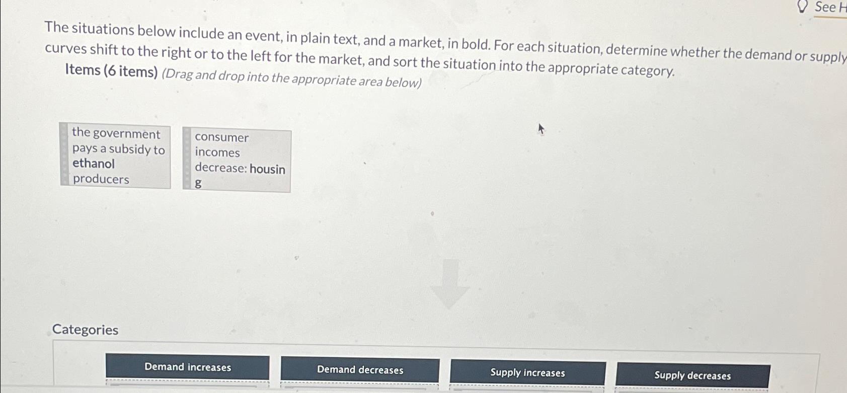 Solved The situations below include an event, in plain text, | Chegg.com