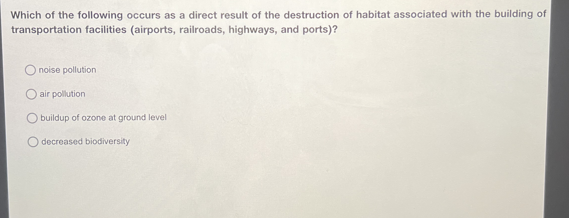 Solved Which of the following occurs as a direct result of | Chegg.com