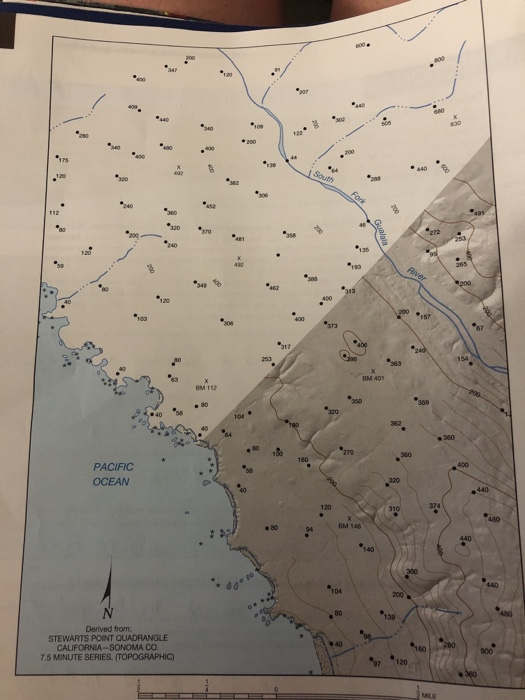 Solved Lab Exercise 23: Contours and Topographic Maps | Chegg.com
