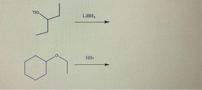 Solved predict the dominant reaction pathway for the | Chegg.com