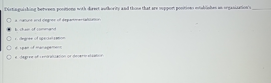 Solved Distinguishing between positions with direct | Chegg.com