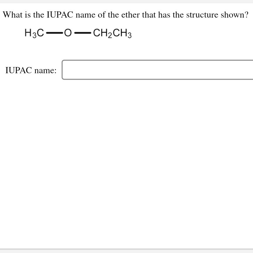Solved What is the IUPAC name for the compound shown? IUPAC | Chegg.com