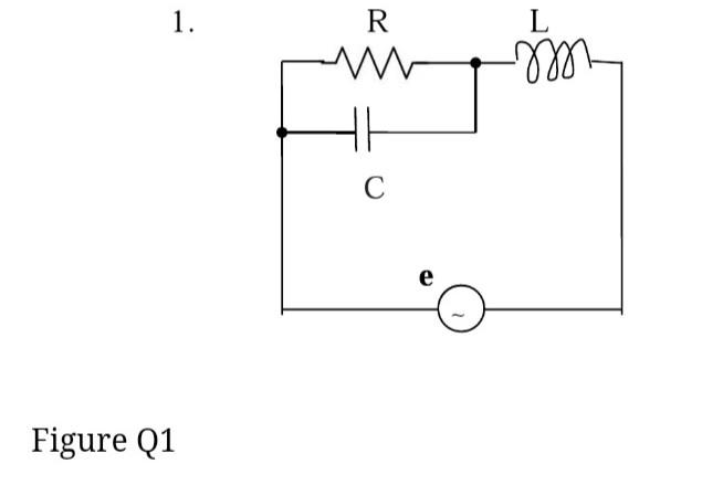 Solved Figure Q1In the circuit of Fig. Q1, the source | Chegg.com