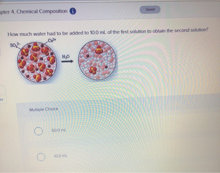Solved pter 4. Chemical Composition i Saved How much water | Chegg.com Solved pter 4. Chemical Composition i Saved How much water | Chegg.com
