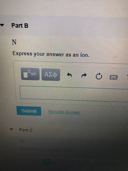 Solved Part A Express your answer as an ion. View Available | Chegg.com