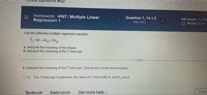 Solved Homework: HW7: Multiple Linear Regression 1 Question | Chegg.com