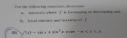 Now the following exercises, determineb. ﻿local | Chegg.com