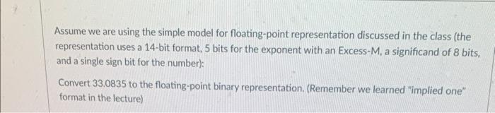 Solved Assume we are using the simple model for | Chegg.com