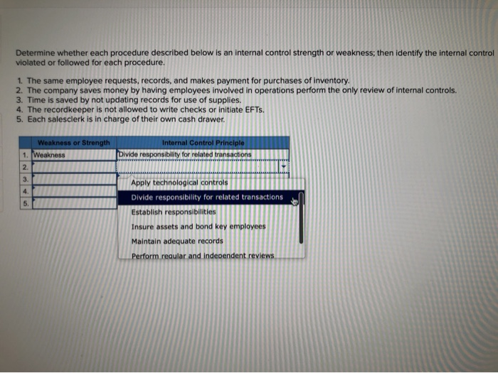 Solved Determine Whether Each Procedure Described Below Is Chegg