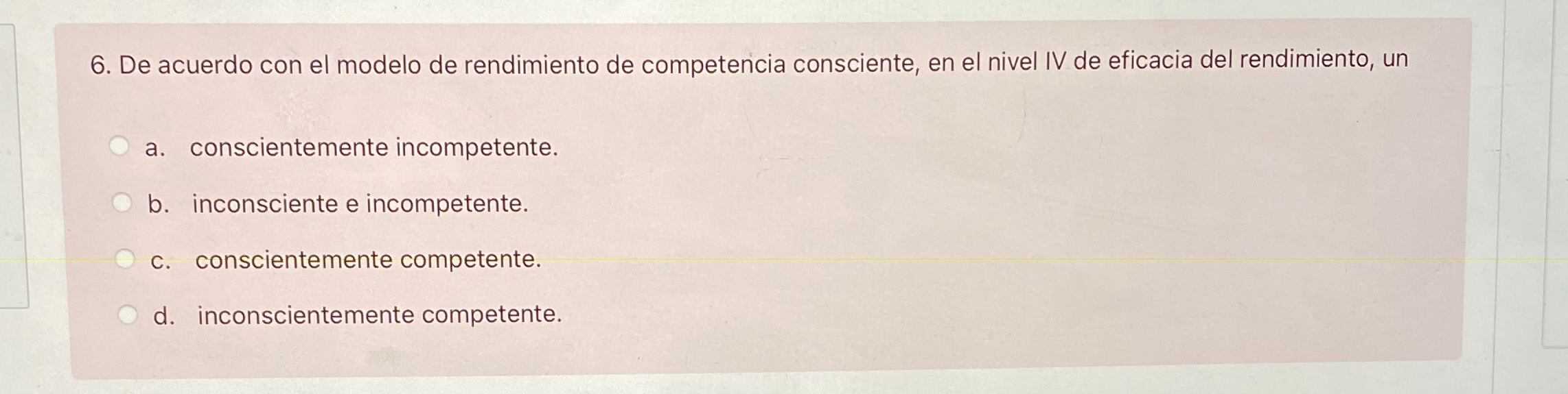Solved De acuerdo con el modelo de rendimiento de | Chegg.com