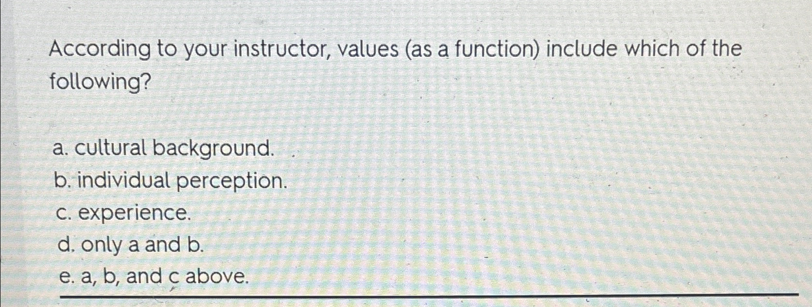 Solved According to your instructor, values (as a function) | Chegg.com
