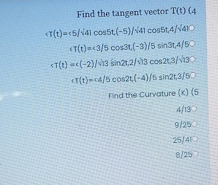 Solved :For the given vector-valued function r(t) = sin | Chegg.com
