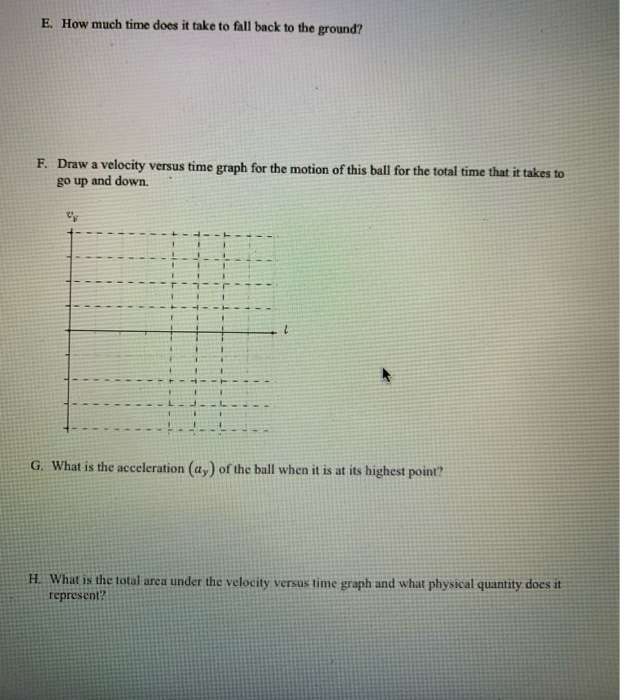 Solved Problem 4: Free fall as an example of 1D motion with | Chegg.com