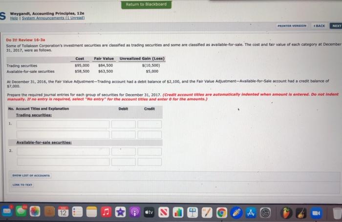 Solved Return to Blackboard S , Hele System Announcements is | Chegg.com