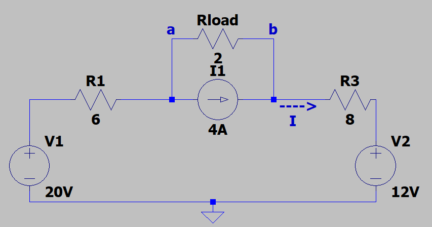 Solved Use superposition to find Vab amd Iab. Show all work. | Chegg.com