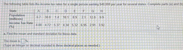 Solved 2nd oic mean and standard deviationthe 4th picture is | Chegg.com