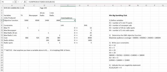 Solved Problem 8-2 (pg 311) - Use Solver to solve the | Chegg.com