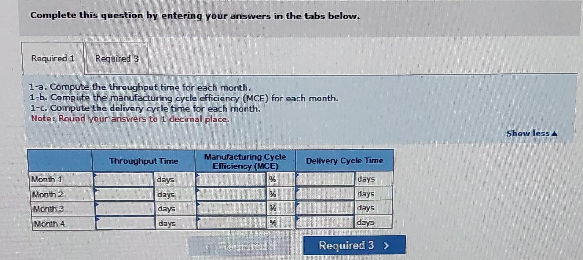 Solved Problem 12-15 (Algo) Internal Business Process | Chegg.com