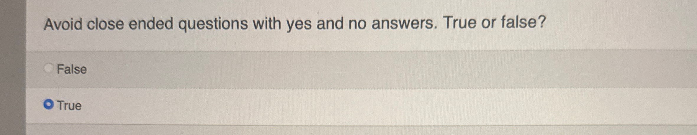 Solved Avoid close ended questions with yes and no answers. | Chegg.com