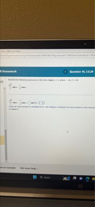 Solved Work - Microsoft Edge | Chegg.com