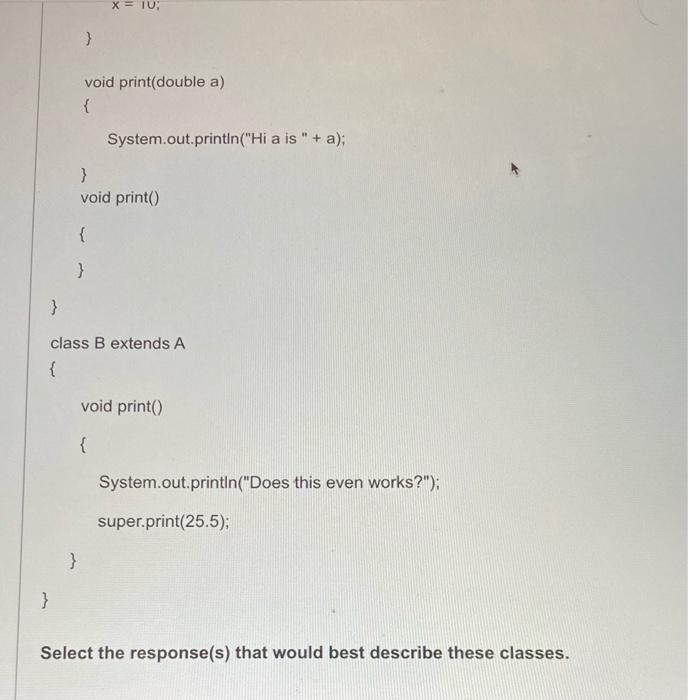 Solved Question 6 Given the following declarations: abstract | Chegg.com