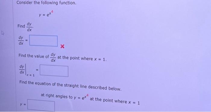 Solved K Consider the following function. Find. dx dy dx dy | Chegg.com