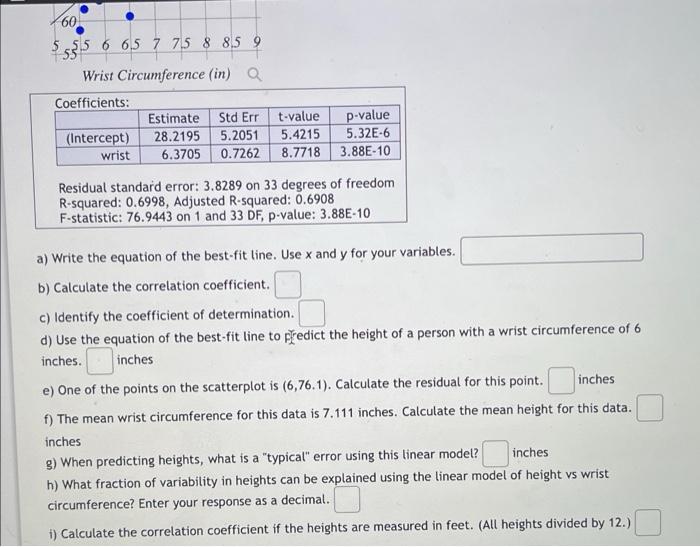 Solved Body frame size is determined by a person's wrist | Chegg.com