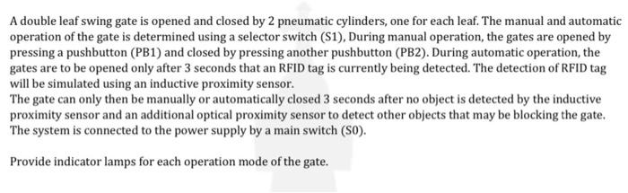 Solved Draw or Design (Using FluidSim) and construct the | Chegg.com