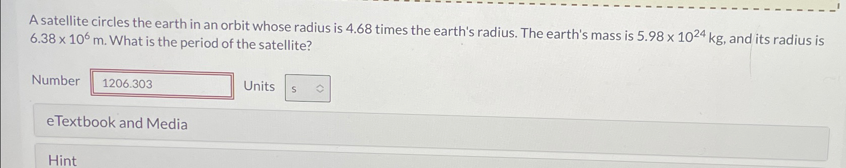 Solved A satellite circles the earth in an orbit whose | Chegg.com