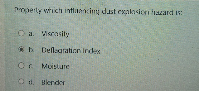 High Quality SOLUTION Property which influencing dust explosion hazard ...