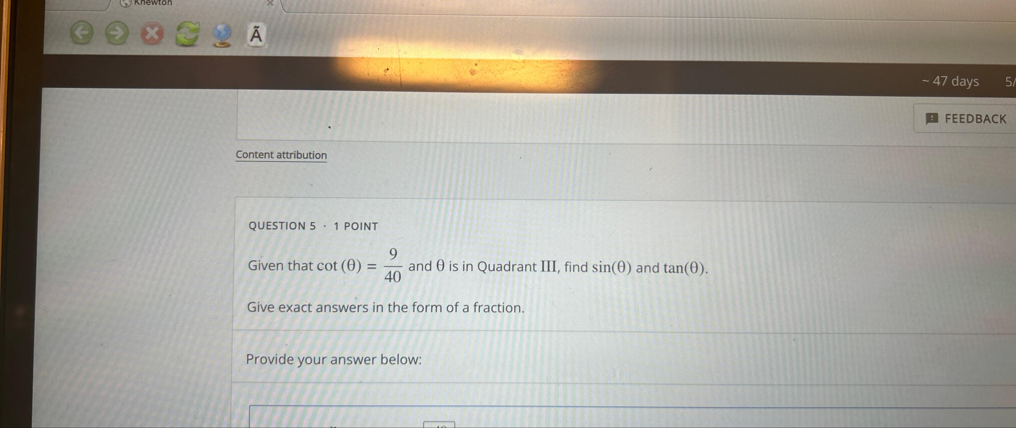 Solved Content attributionQUESTION 5*1 POINTGiven that | Chegg.com Solved Content attributionQUESTION 5*1 POINTGiven that | Chegg.com