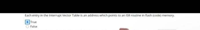 Solved Embedded Systems Question Each Entry In The 