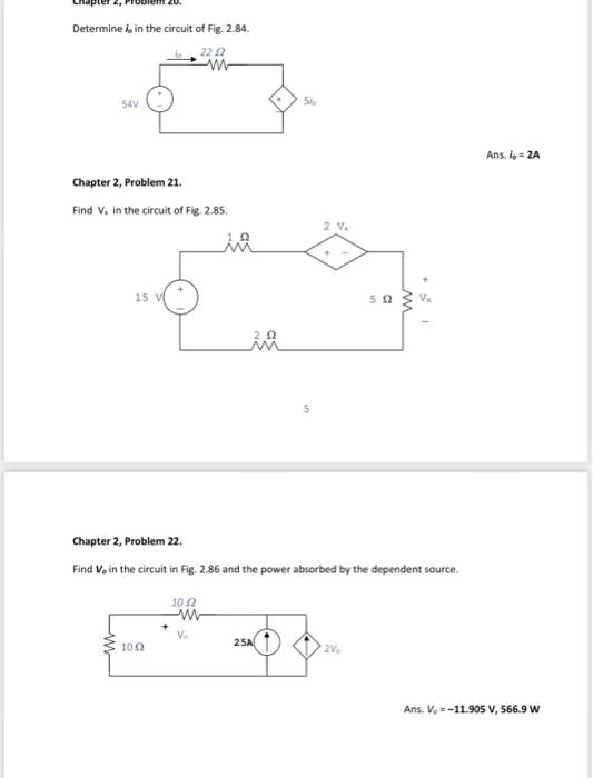 Solved Chapter 1 , Problem 17. Figure 1.28 shows a circuit | Chegg.com