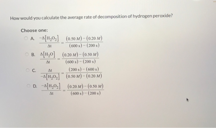 Solved 02 Question (1 point) For the decomposition reaction | Chegg.com