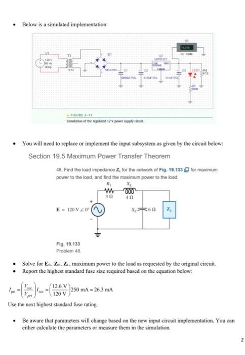Solved Below Is A Simulated Implementation Simutution Of 