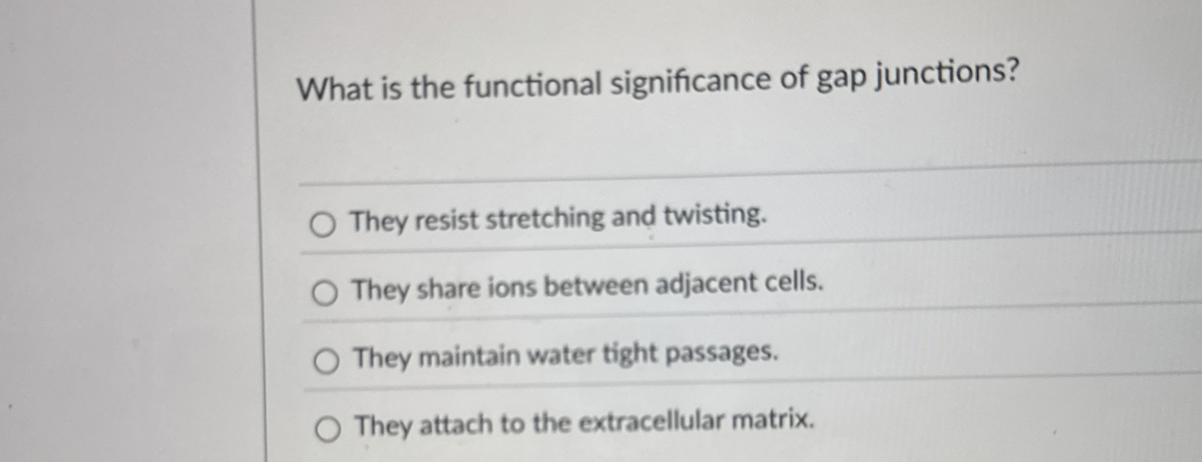 Solved What is the functional significance of gap | Chegg.com