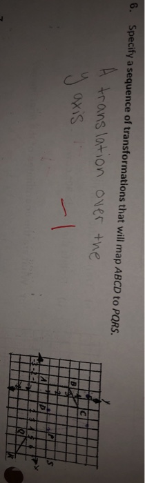 Solved 6. Specify a sequence of transformations that will | Chegg.com