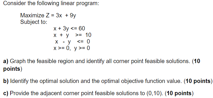 Solved Consider the following linear program:Maximize | Chegg.com