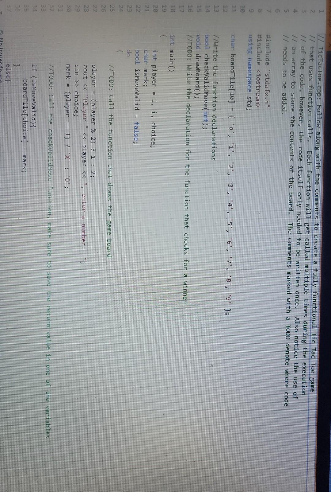 Solved 3-3 Fill in the Blank Assignment: Tic-Tac-Toe | Chegg.com