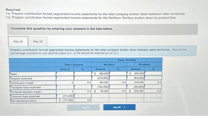 Solved Problem 7-21 (Algo) Segment Reporting and | Chegg.com