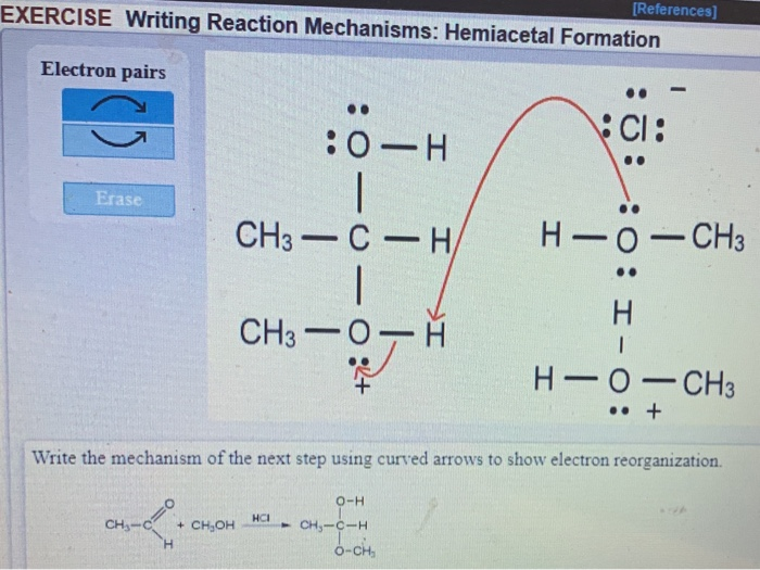 Solved [References] EXERCISE Writing Reaction Mechanisms: | Chegg.com