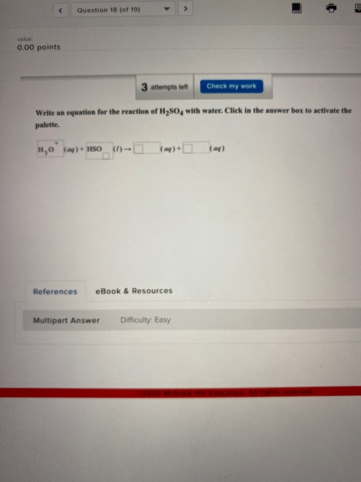 Solved Question 18 (of 19) 0.00 points 3 attempts left Check | Chegg.com