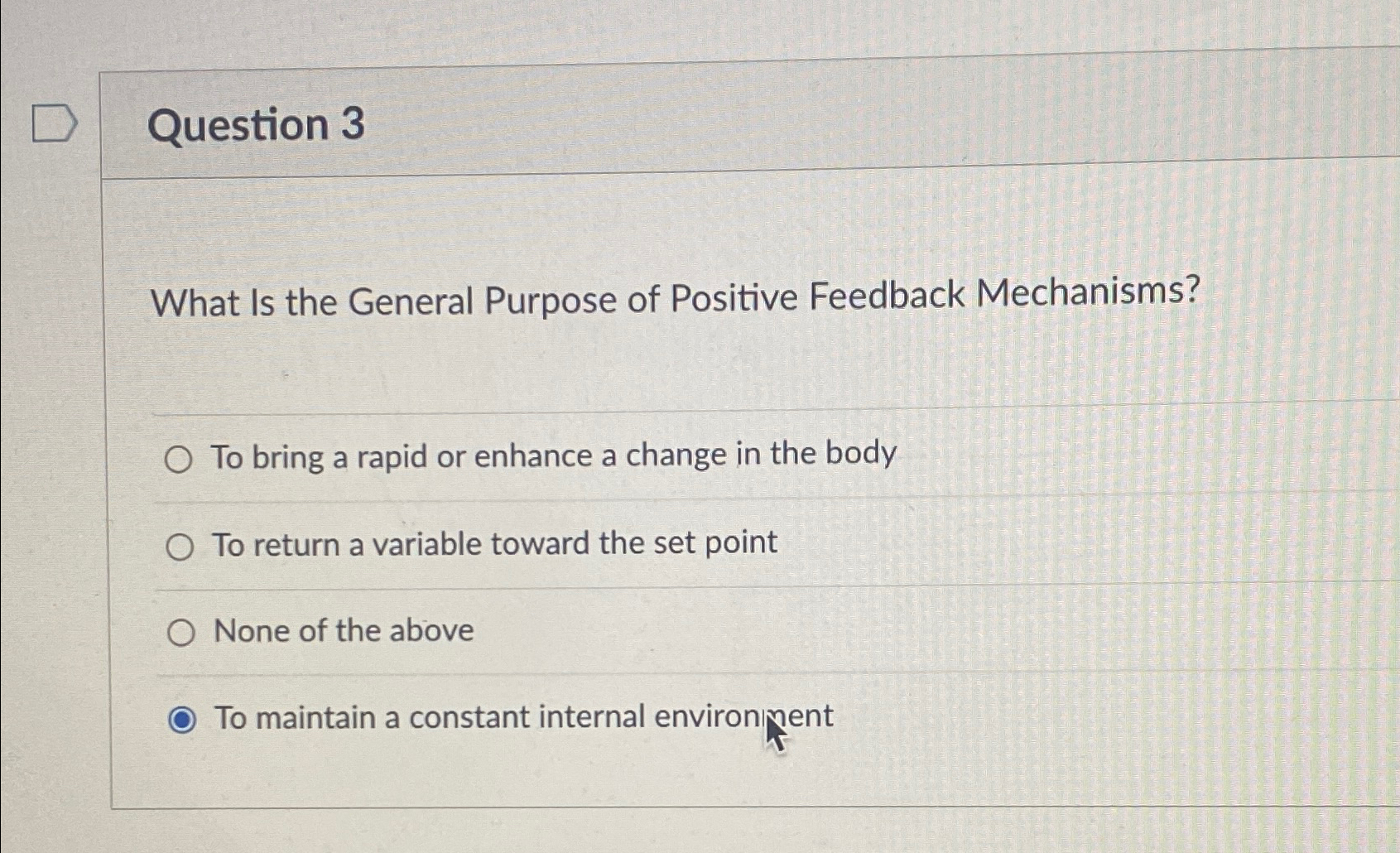 Solved Question 3What Is the General Purpose of Positive | Chegg.com