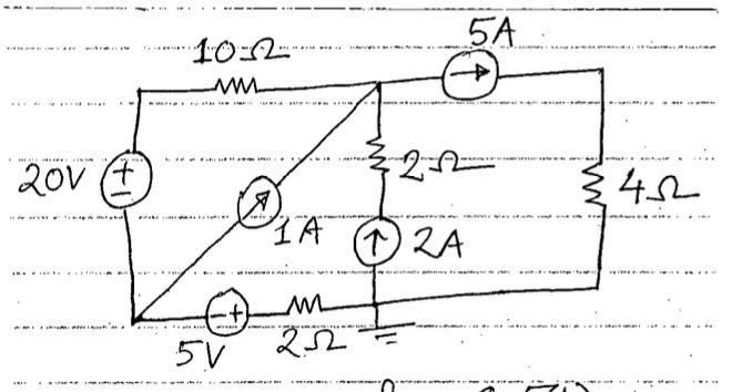 Solved calculate the power supplied by eachindependent | Chegg.com