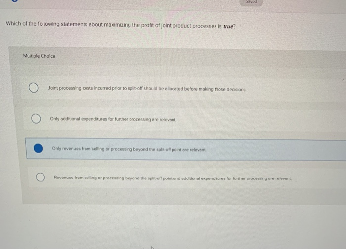 Solved Saved Which of the following statements about | Chegg.com